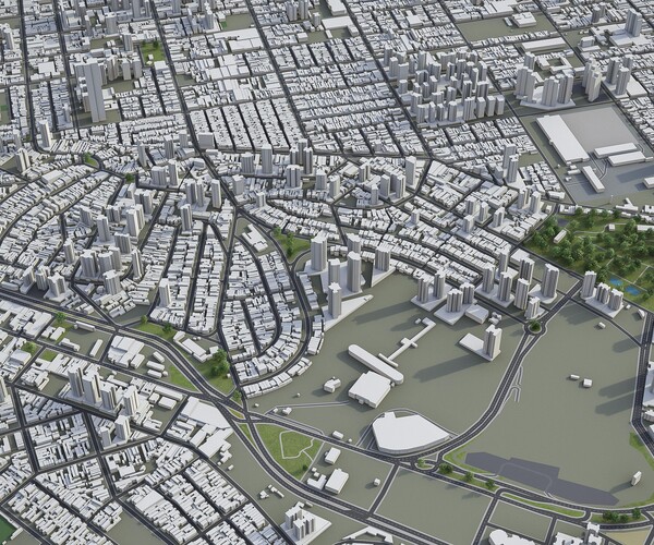 ArtStation - Sao Paulo - 3D city model | Resources