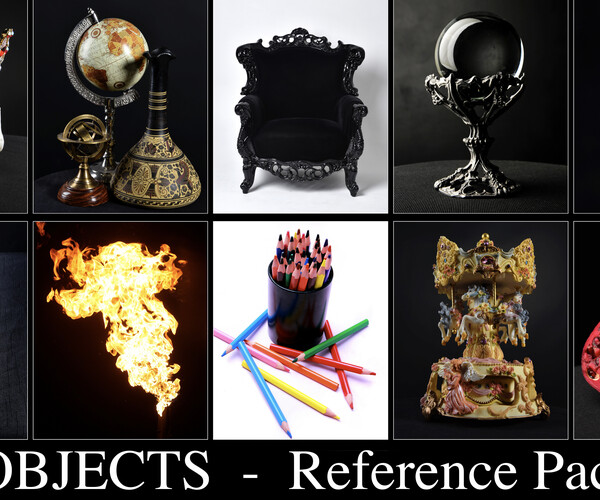 ArtStation - x200 Variety of objects - Reference pack | Resources