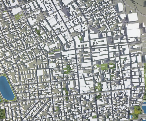 ArtStation - Charleston - South Carolina - 3D city model | Resources