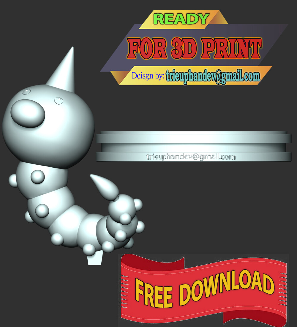 ArtStation - Weedle - Pokemon Go | Resources