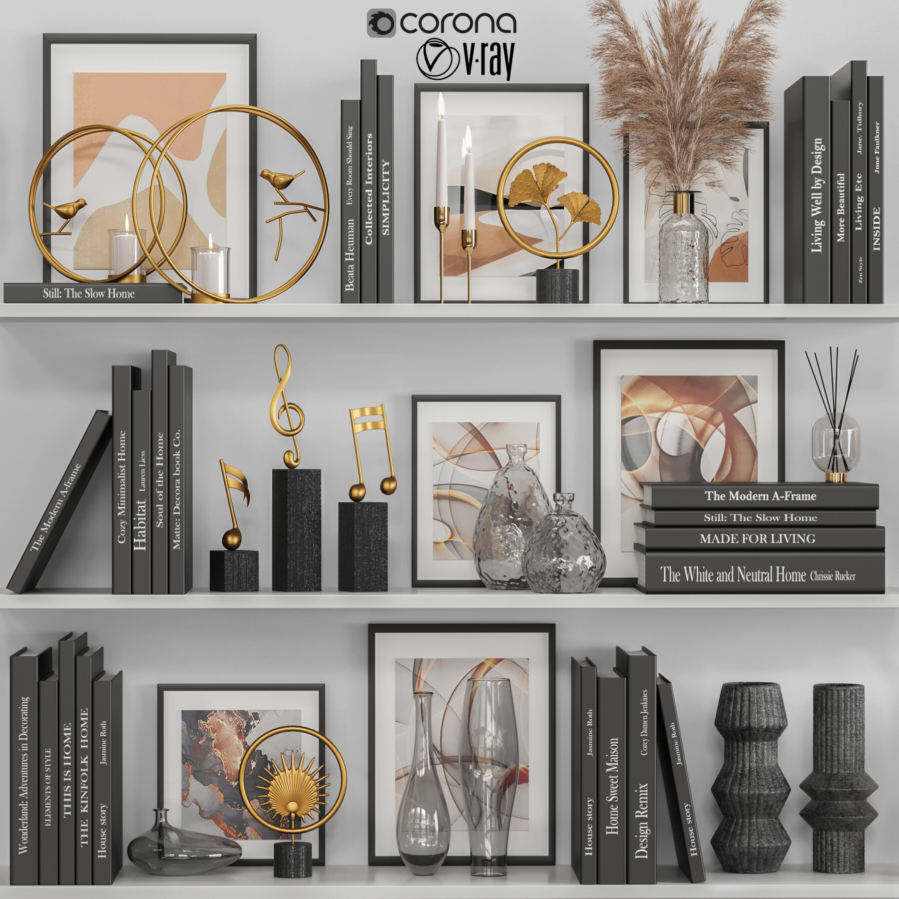 ArtStation - decorative set 19 | Resources