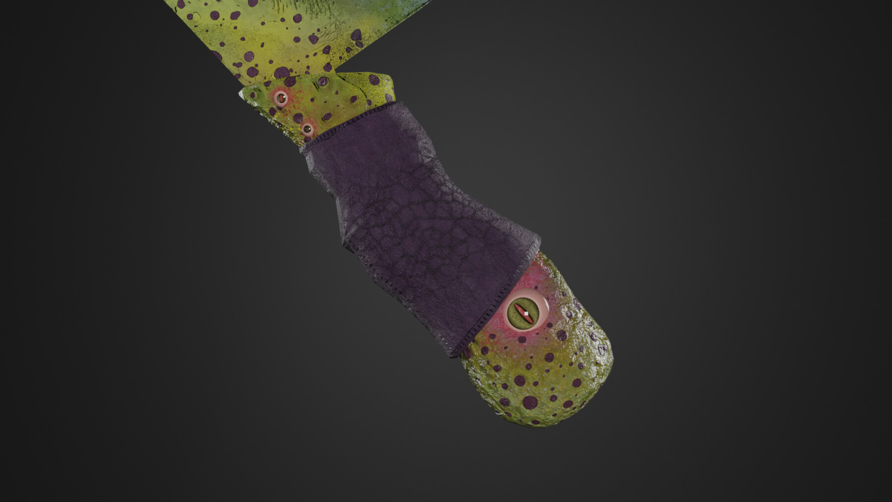 ArtStation - Alien Parasite Knife | Game Assets