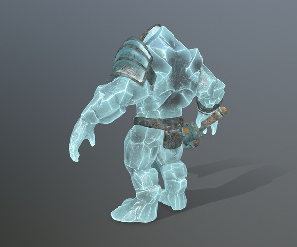 ArtStation - ice monster | Game Assets