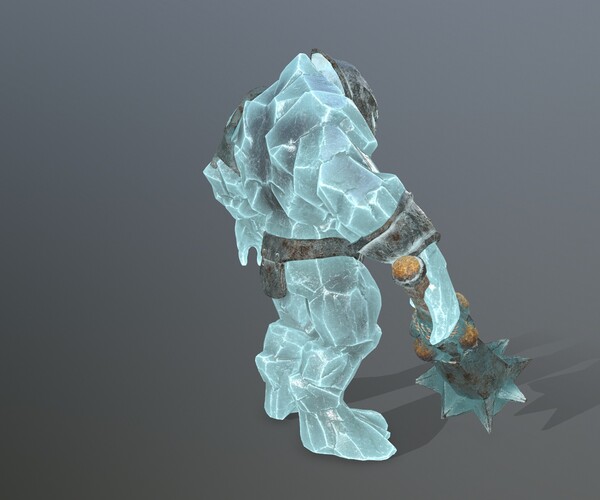 ArtStation - ice monster | Game Assets