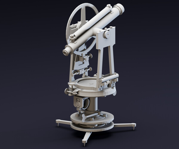 ArtStation - Steampunk Telescopes- High detail 3d models | Resources