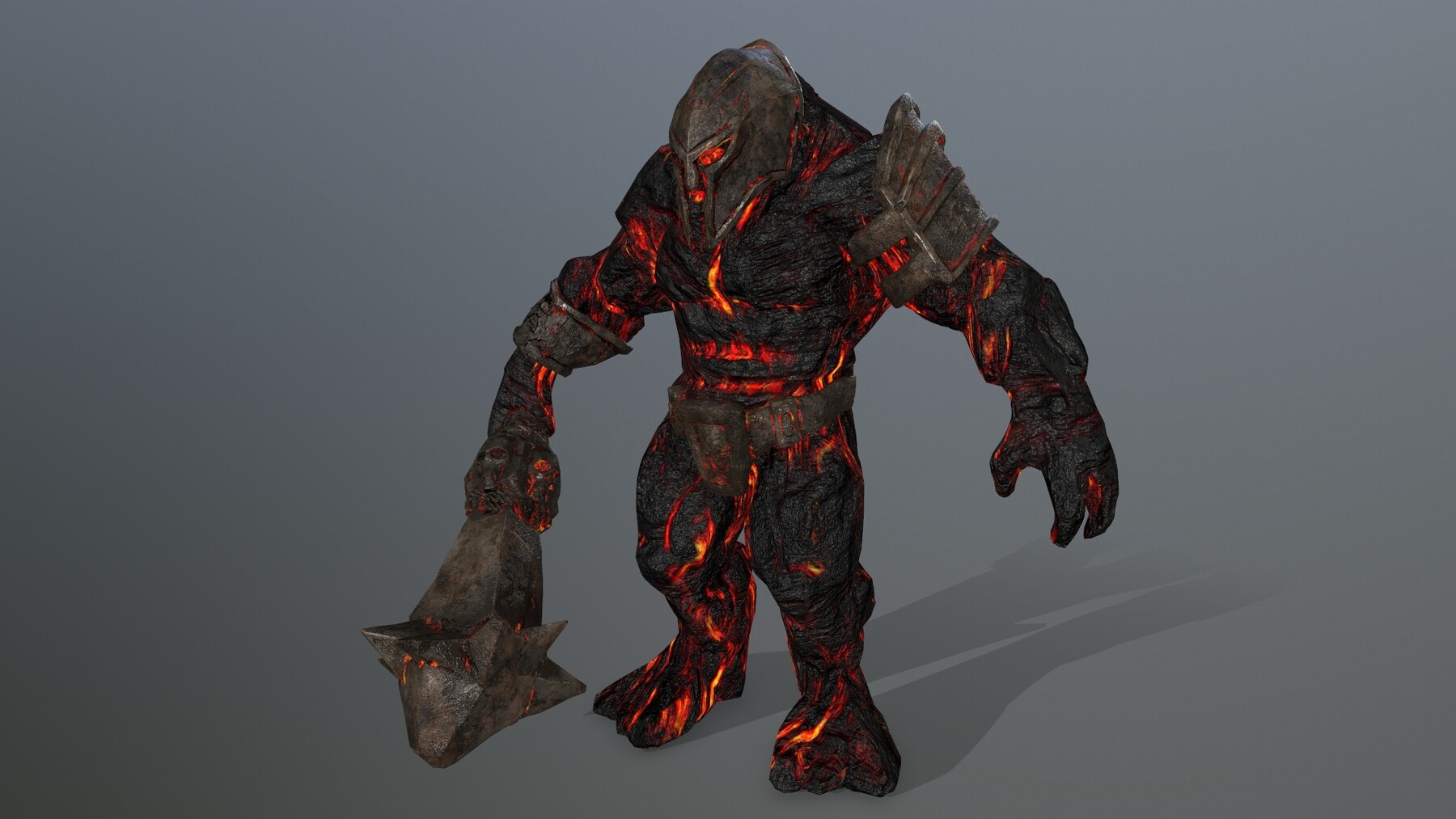 ArtStation - lava monster | Game Assets