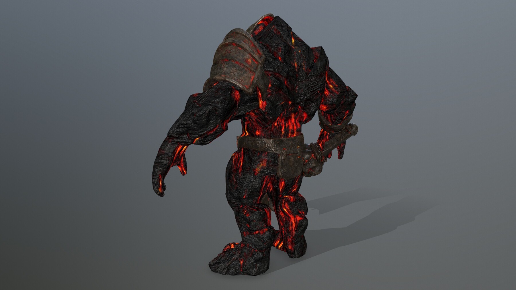 ArtStation - lava monster | Game Assets