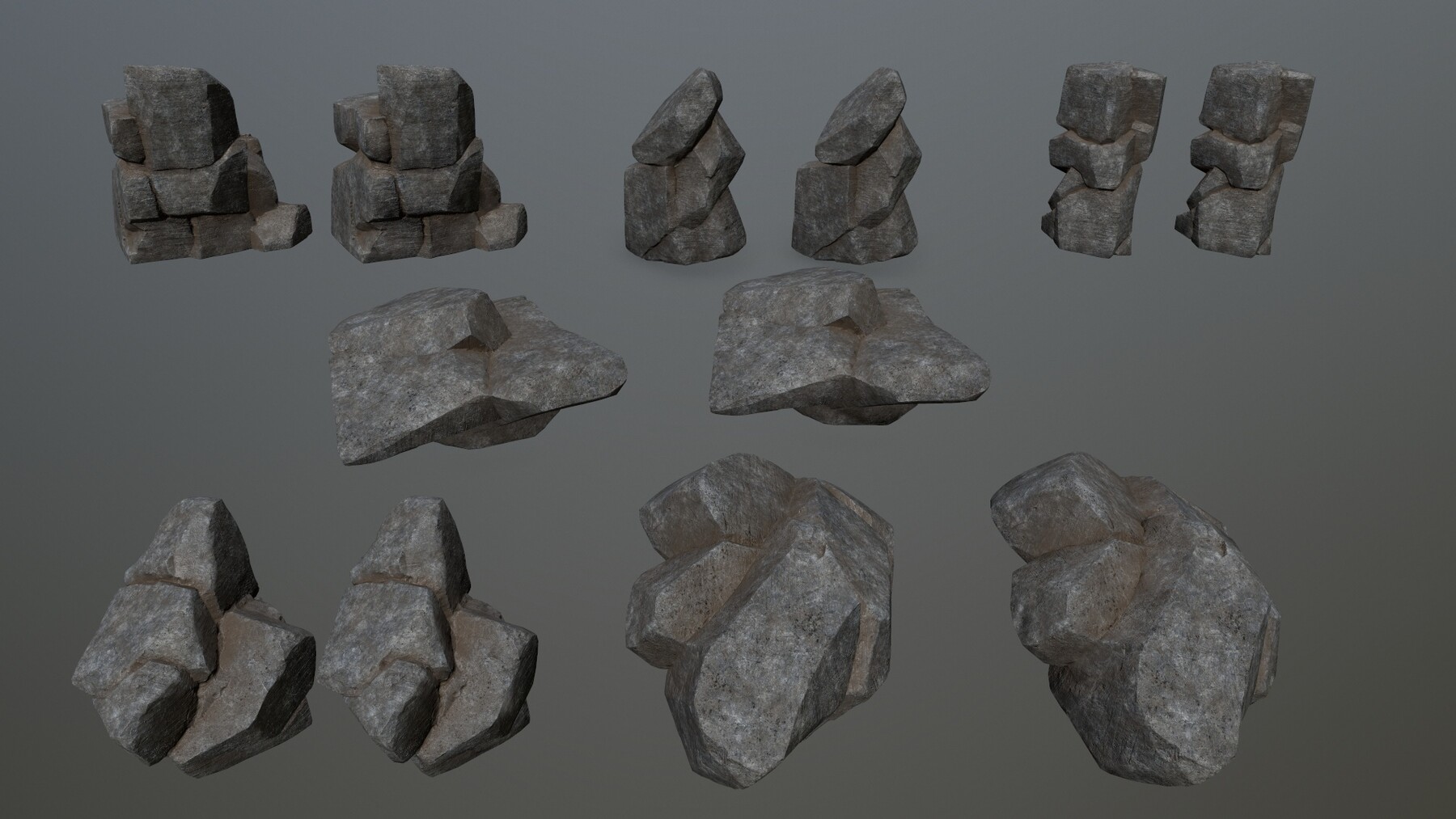 ArtStation - Rock Set | Game Assets