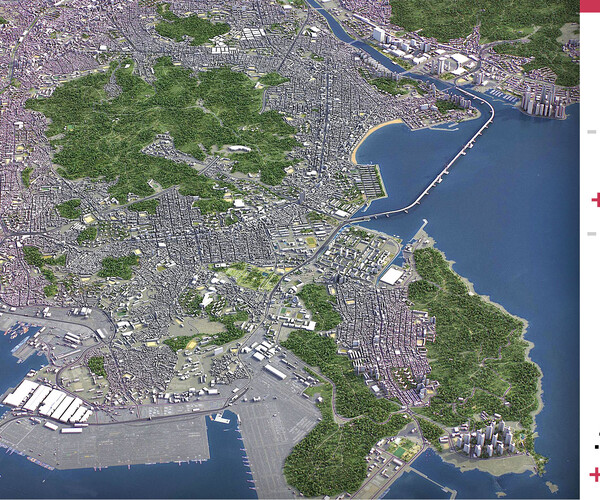 ArtStation - Busan - 3D city model | Resources