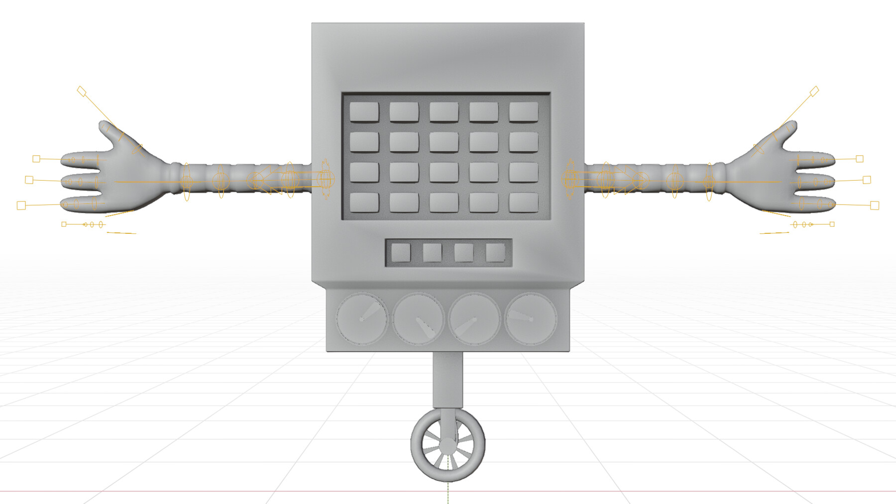 ArtStation - Mettaton Worn and Rusted Rigged | Resources