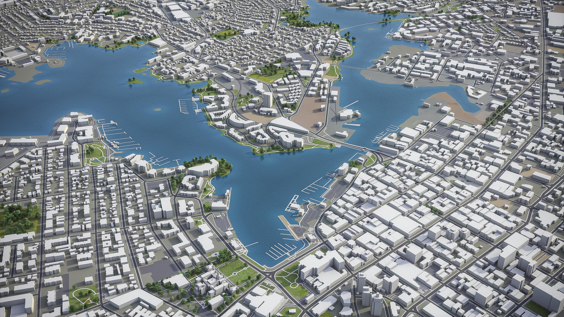 ArtStation - Victoria - 3D city model | Resources