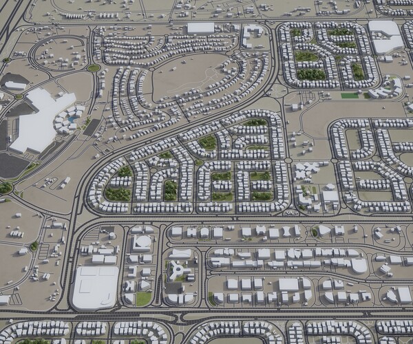 ArtStation - Cairo - 3D city model | Resources