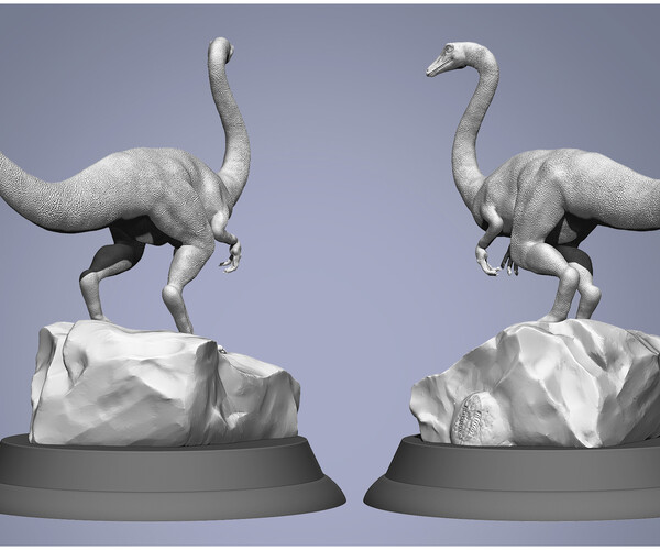 ArtStation - STL Gallimimus for 3D Printing | Resources