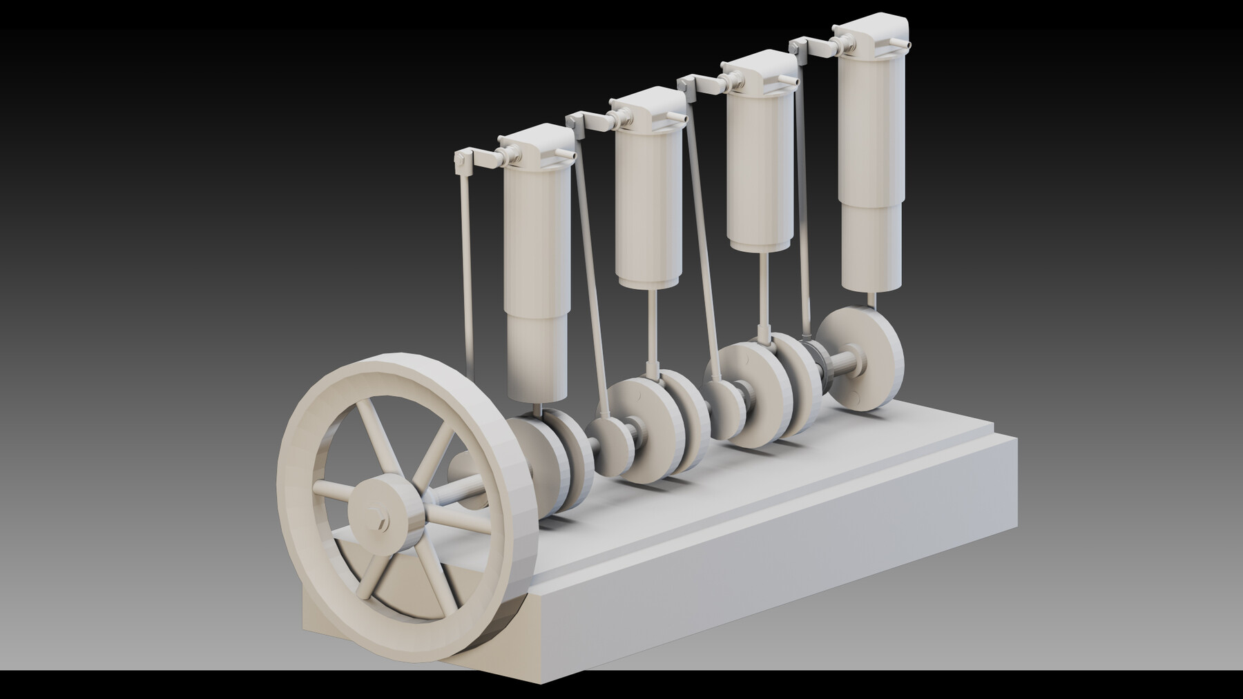 ArtStation - 12 Steam Engines- Vol 02- High detail 3d models | Resources
