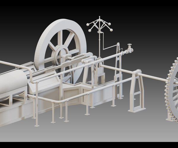 ArtStation - 12 Steam Engines- Vol 02- High detail 3d models | Resources