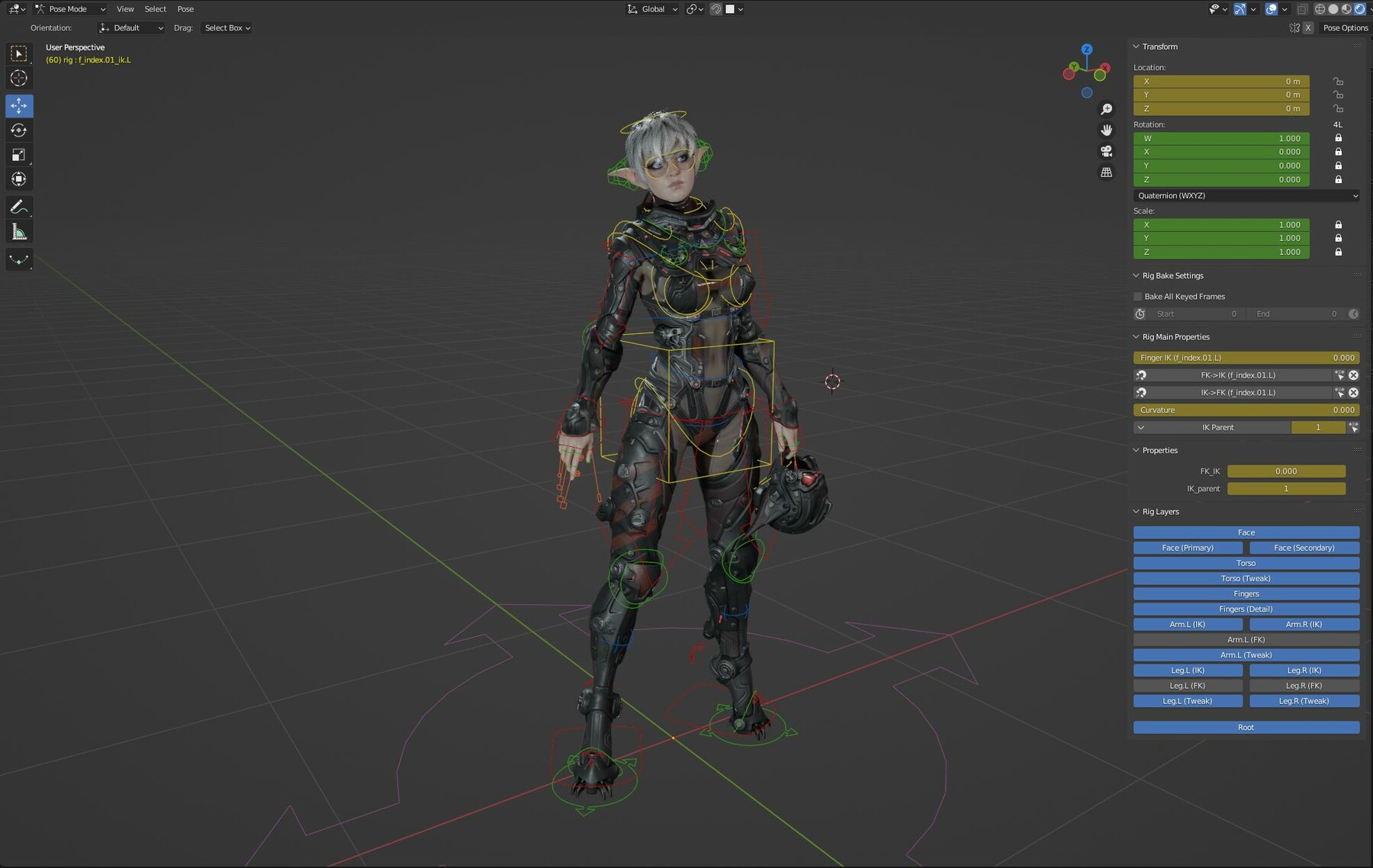 ArtStation - Space Elf | Game Assets