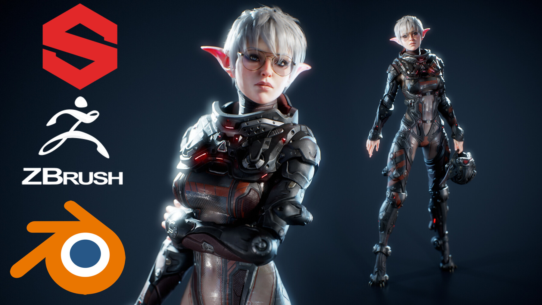 ArtStation - Space Elf | Game Assets