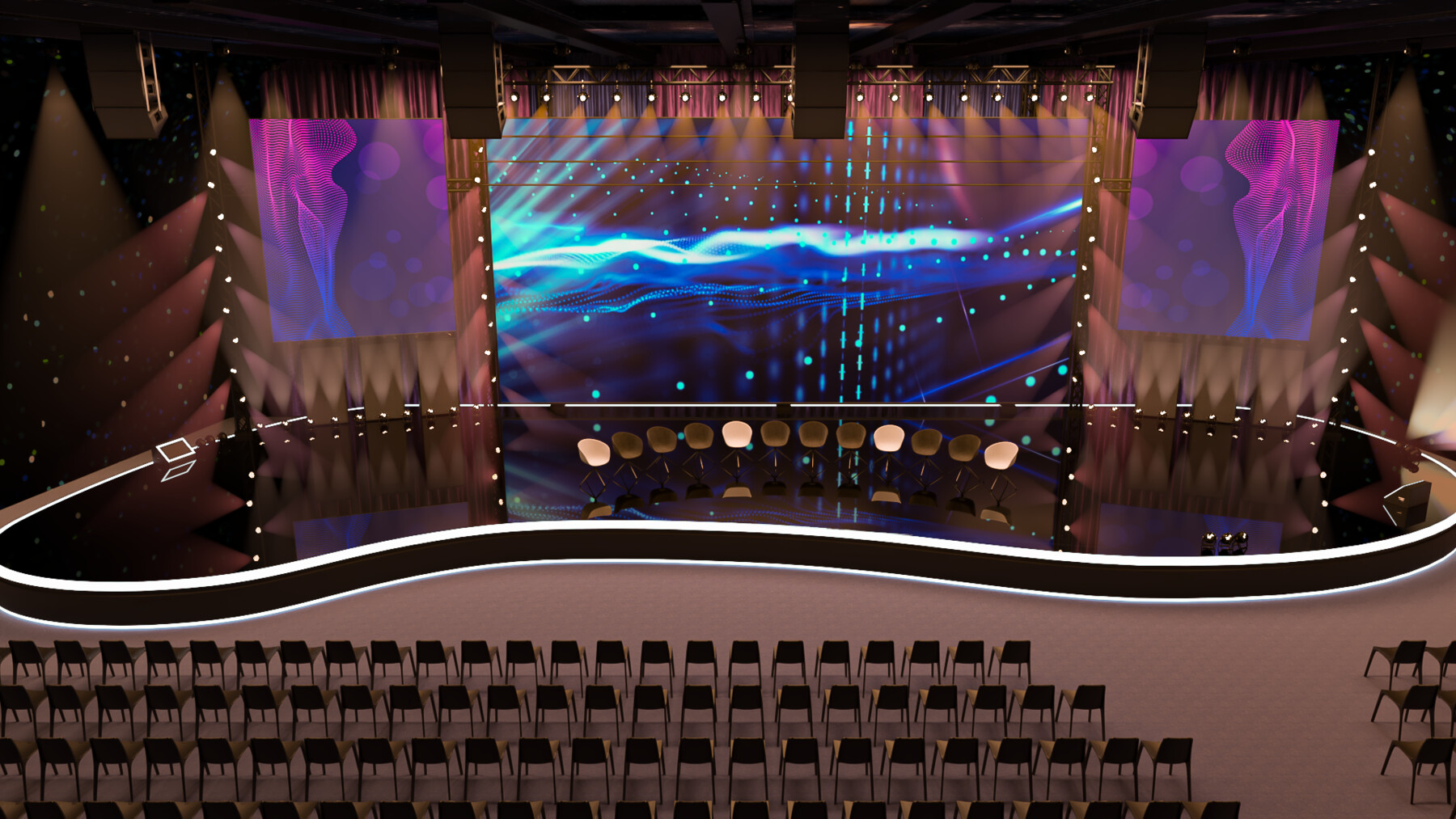 ArtStation - Event stage 3D model | Resources