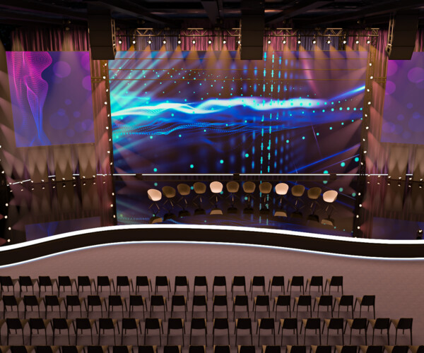 ArtStation - Event stage 3D model | Resources
