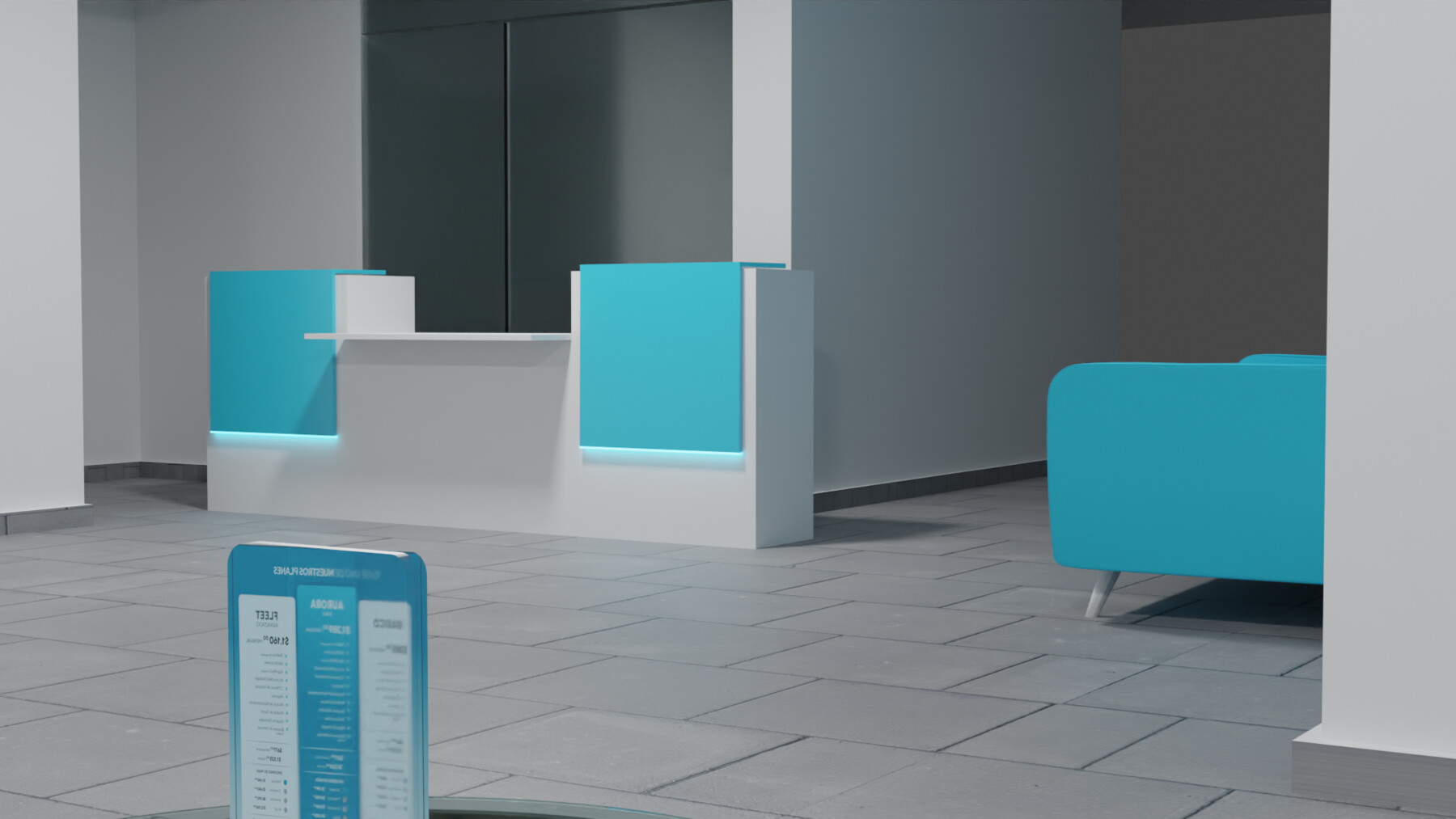 ArtStation - Lobby Model 3D Full Elements | Resources