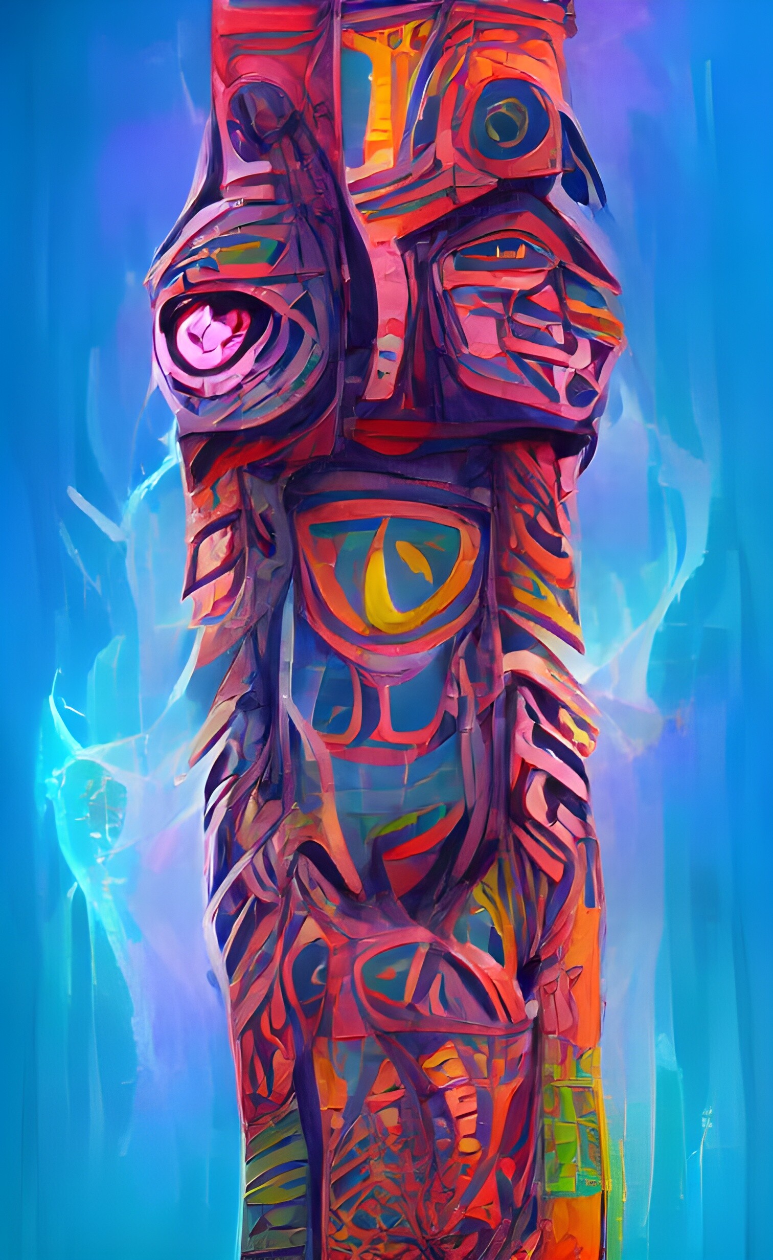 ArtStation - Totem Tribal 1000 Background pack | Artworks