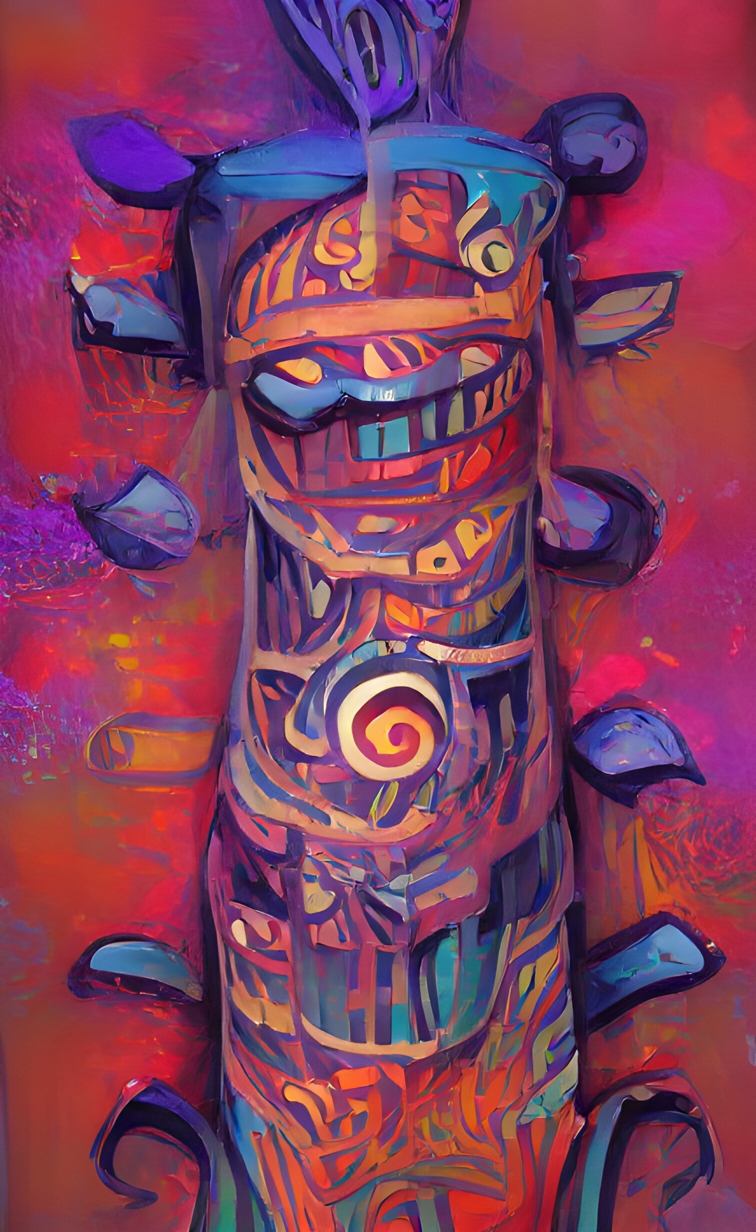 ArtStation - Totem Tribal 1000 Background pack | Artworks