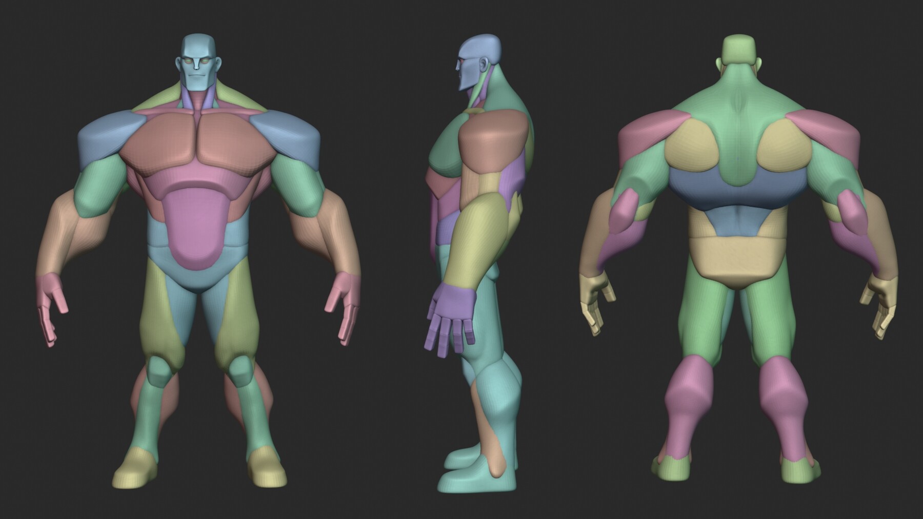 ArtStation - Infinity Hulk Character Anatomy Blockout | Resources