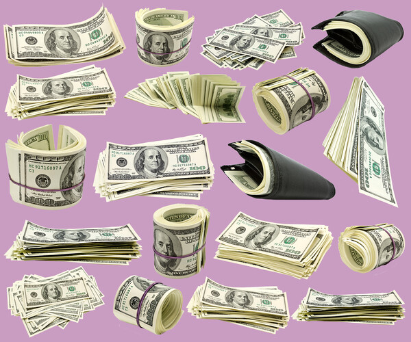 ArtStation - 60 Money Overlays PNG, Photoshop Overlays, Cash Overlays ...