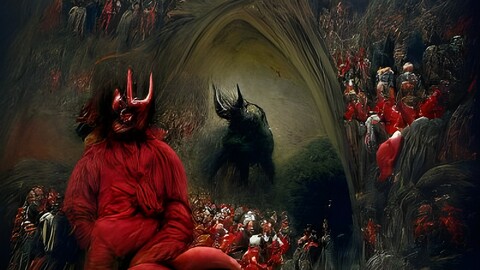 ArtStation - Meeting in Hell | Artworks