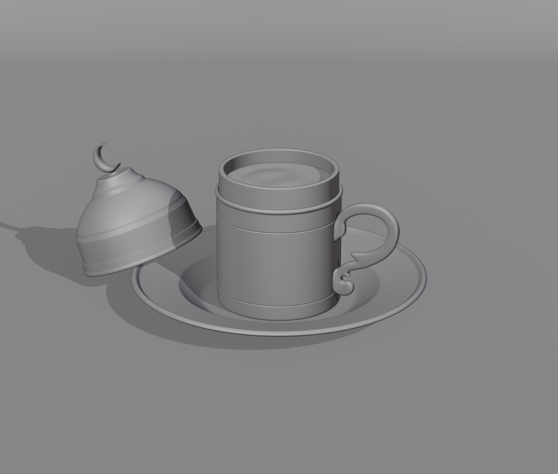 ArtStation - Turkish Cup of Coffee - 3D Models | Resources