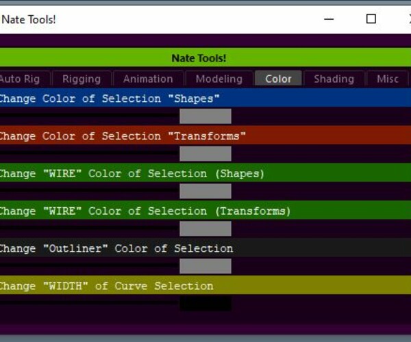 ArtStation - Maya Toolset and Auto Rigger | Resources
