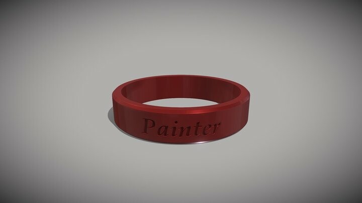 ArtStation - Painter Ring Red | Resources