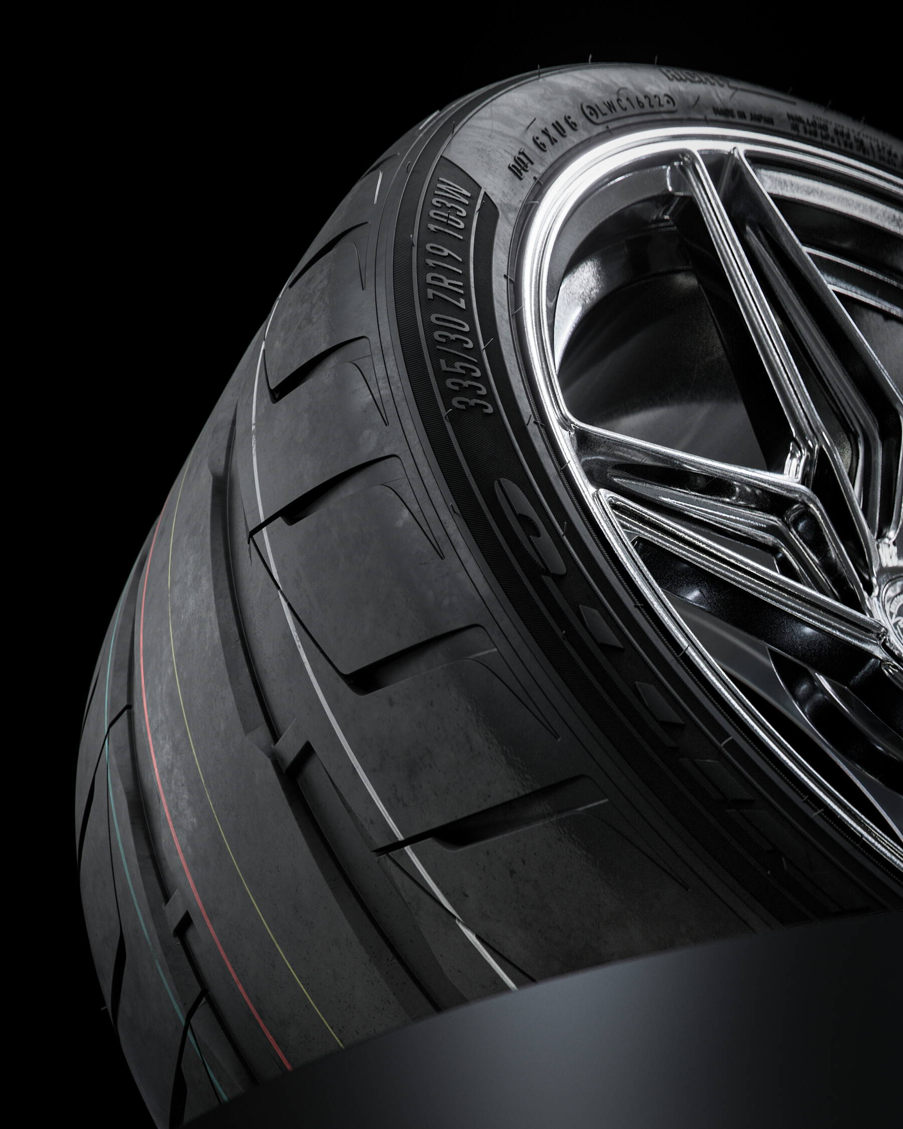 ArtStation - Nitto NT05® • 335/30 ZR19 (103W) (Real World Details ...