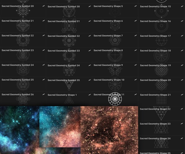 ArtStation - Alchemist Stamp Brushes PS/Procreate | Brushes