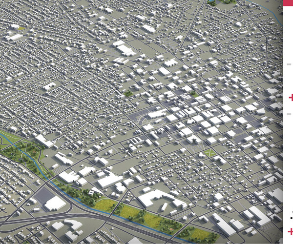 ArtStation - Canton - 3D city model | Resources
