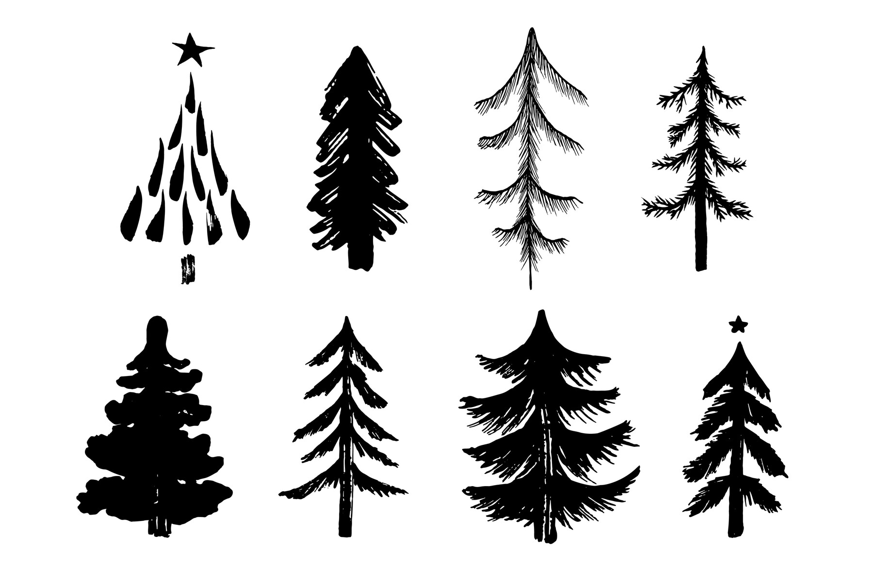 ArtStation - Christmas Procreate Stamp Brushes | Brushes
