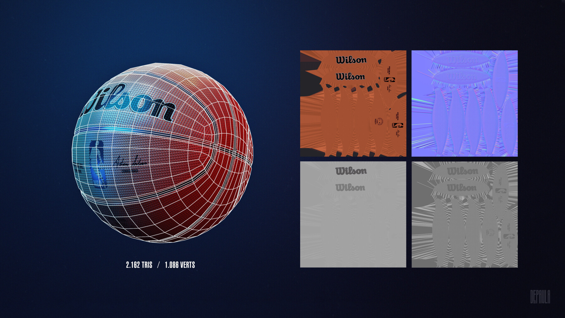 ArtStation - NBA Official Game Ball | Game Assets