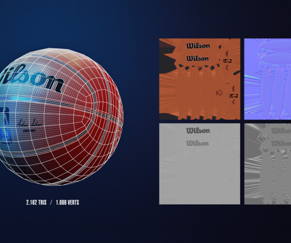 ArtStation - NBA Official Game Ball | Game Assets