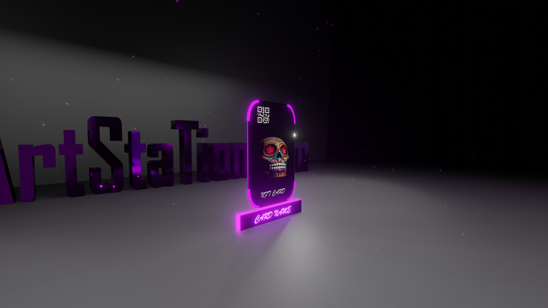 ArtStation - 3D NFT card animation | Resources