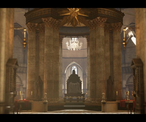 ArtStation - Cathedral Environment Pack | Game Assets
