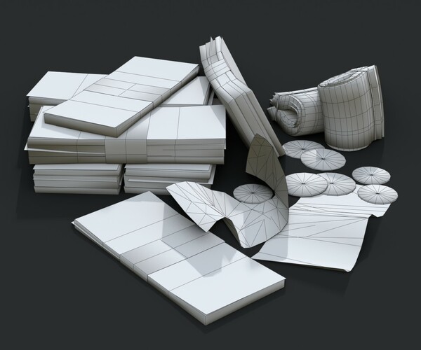 ArtStation - Money Loot - Euro | Game Assets