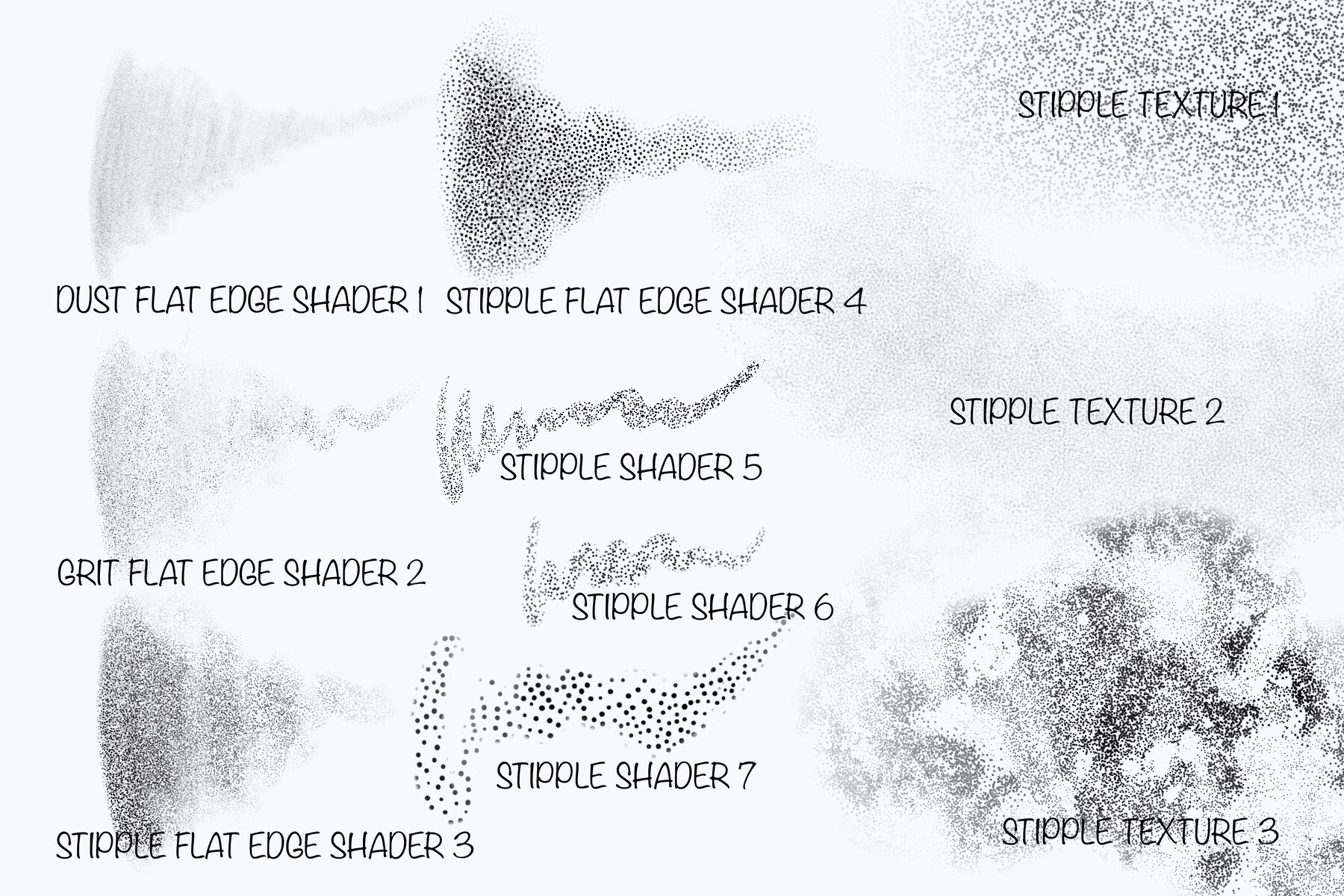 ArtStation - Stipple & Ink Procreate Brushes Pack | Brushes