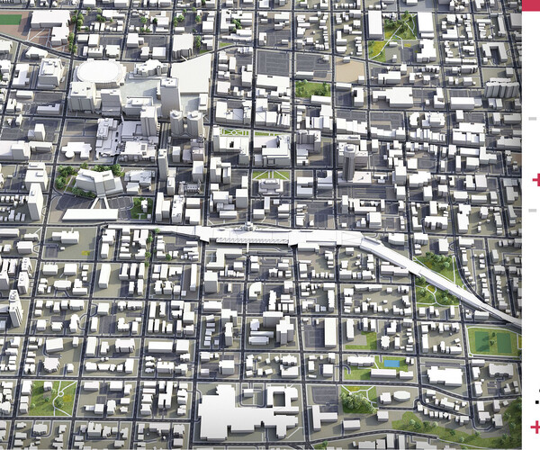 ArtStation - Hamilton - 3D city model | Resources