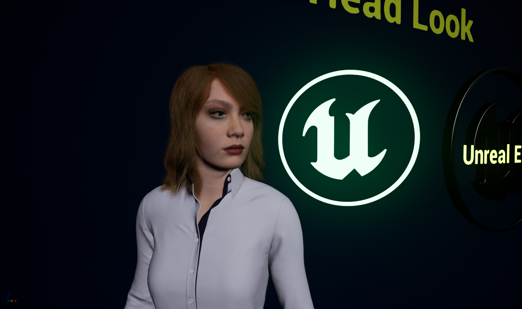 ArtStation - UE5 NPC Head - Look PRO ( AI Controlled Realistic Head and eye tracking Of Players ...