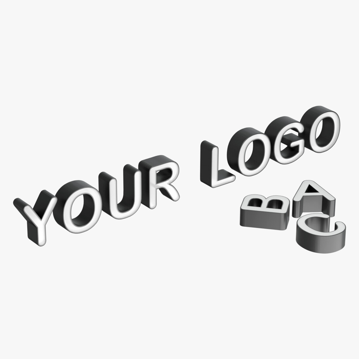 ArtStation - ABC 3D Letters | Resources