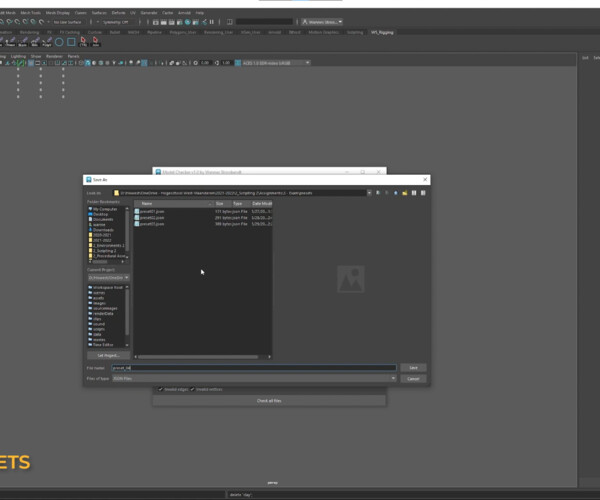 ArtStation - Model Inspection Tool - Maya Script | Resources