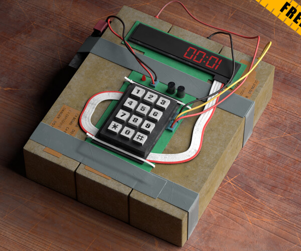 ArtStation - C4 explosive - Free Download | Game Assets