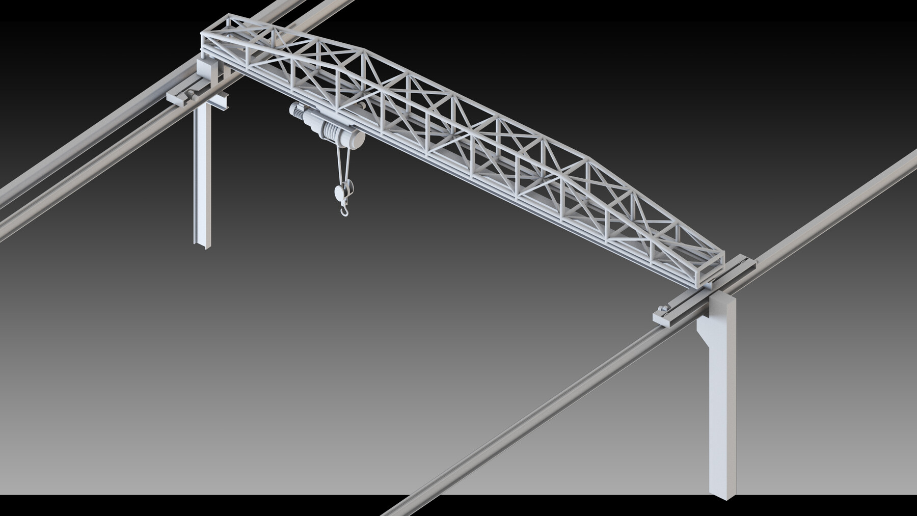ArtStation - 16 Overhead Cranes- Vol 02- High detail 3d models | Resources