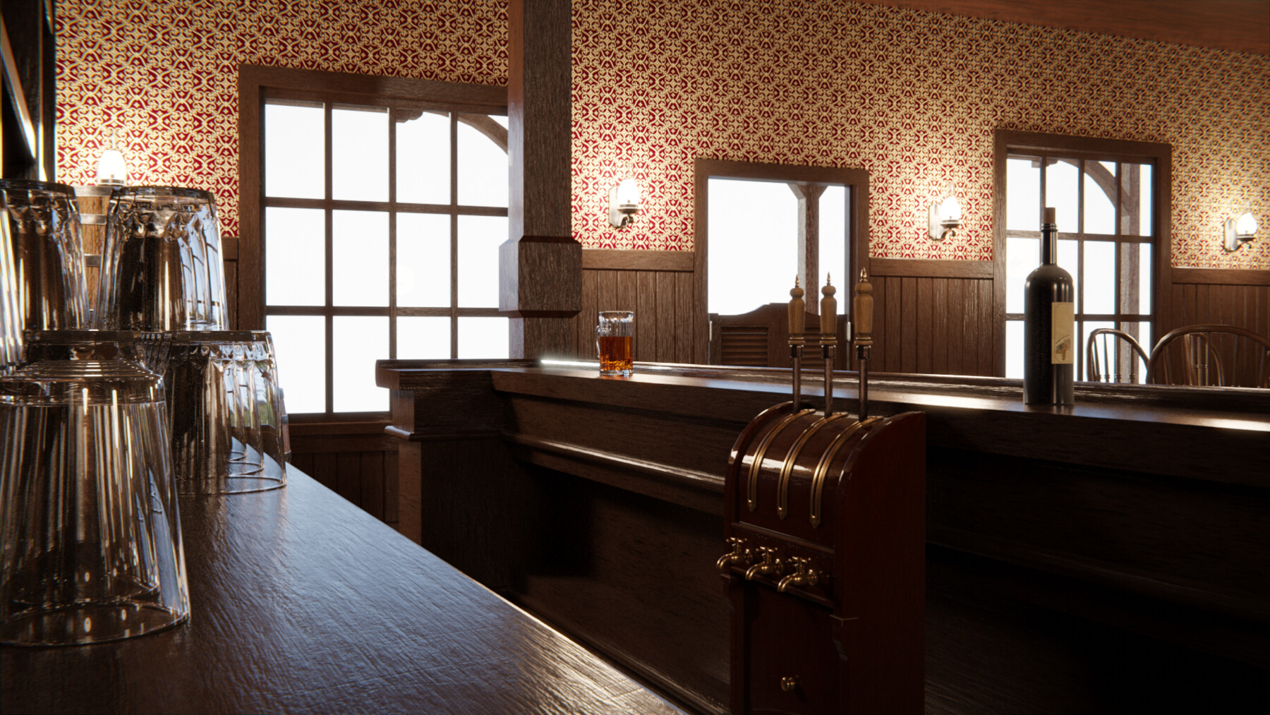 ArtStation - Western Saloon Interior | Resources