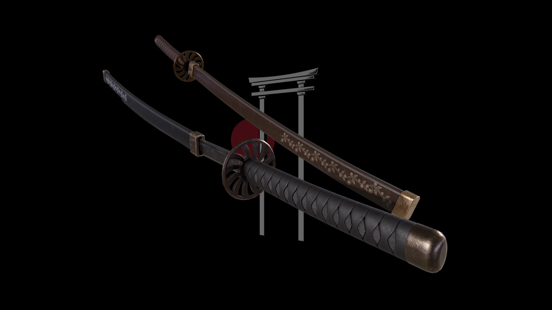 ArtStation - Samurai Katana (Game Ready) | Game Assets